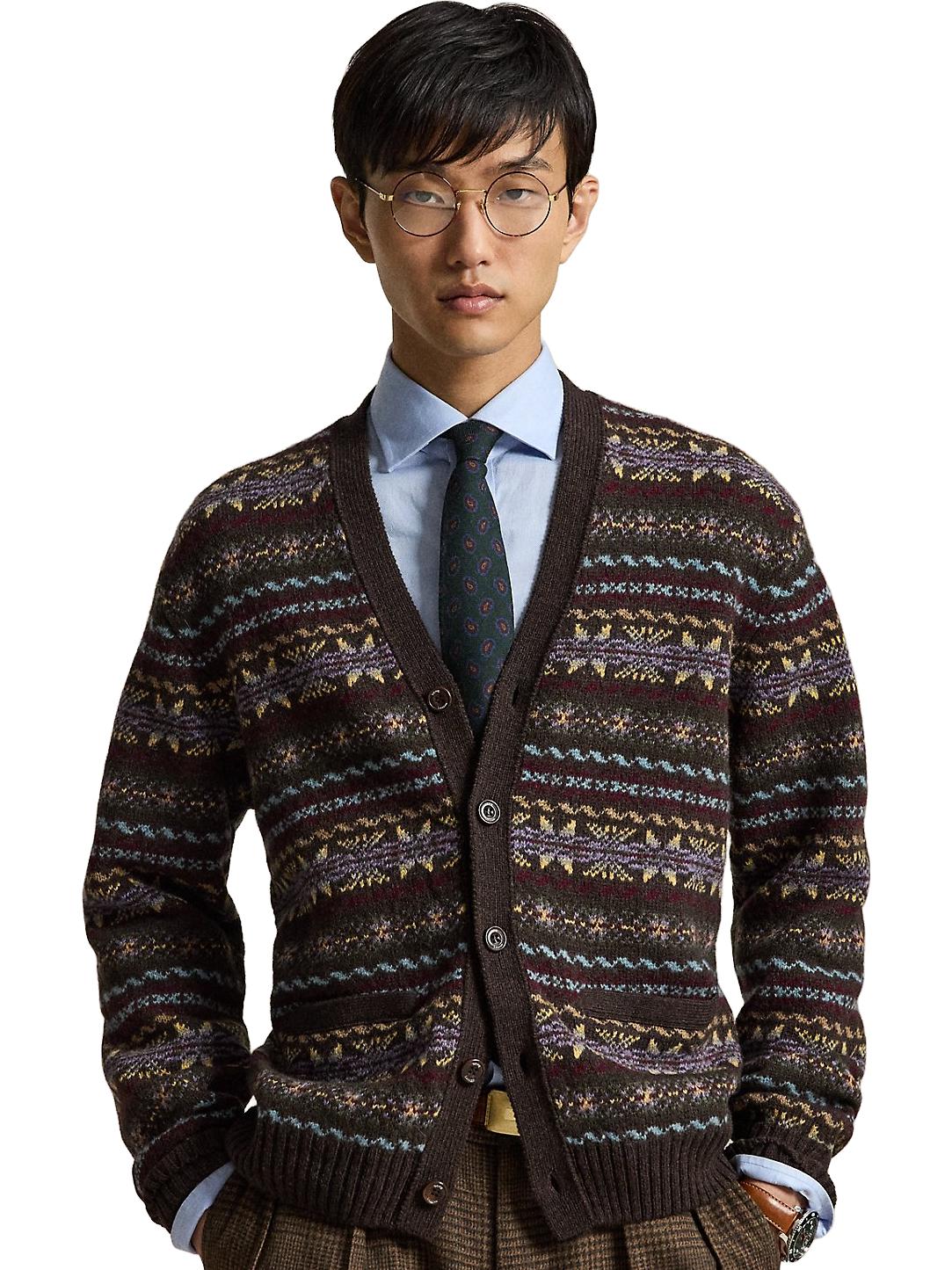 RALPH LAUREN Ralph Lauren RL67 Corduroy Jacket with Braided Leather Buttons